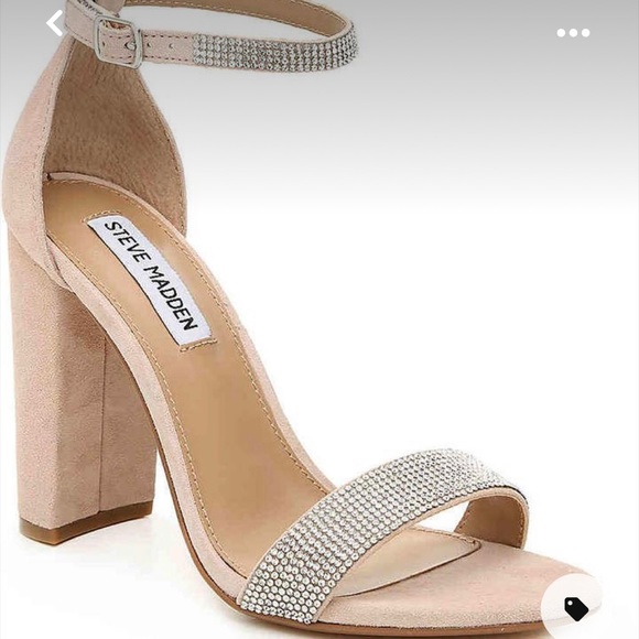 Steve Madden | Shoes | Steve Madden Kalina Suede Heel Size 9 Nude Suede ...